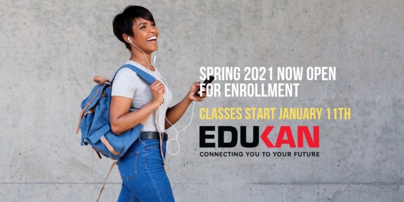 spring semester 2021 - EDUKAN Online College Courses | University ...